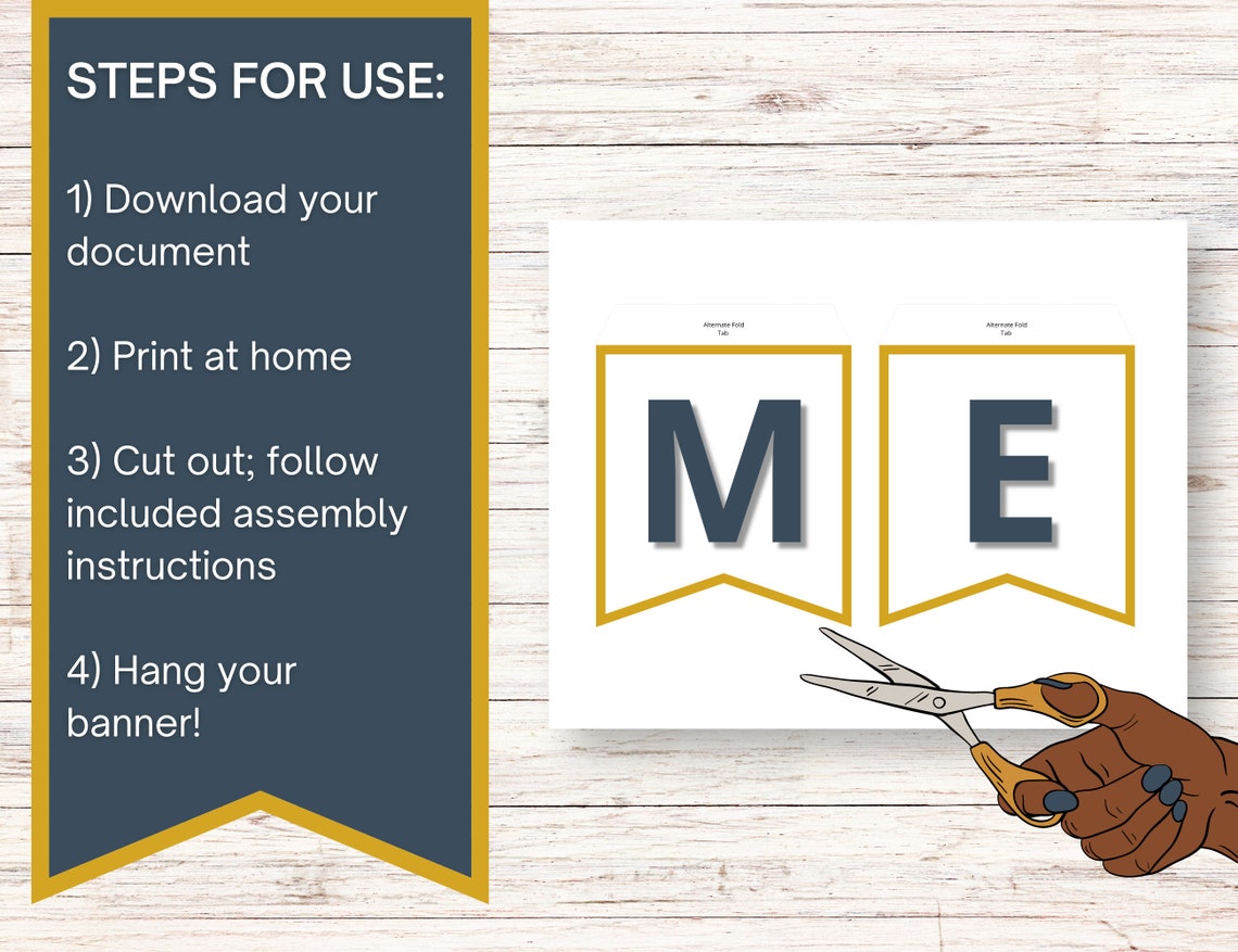 Merry Christmas Bunting Banner Printable PDF - Etsy