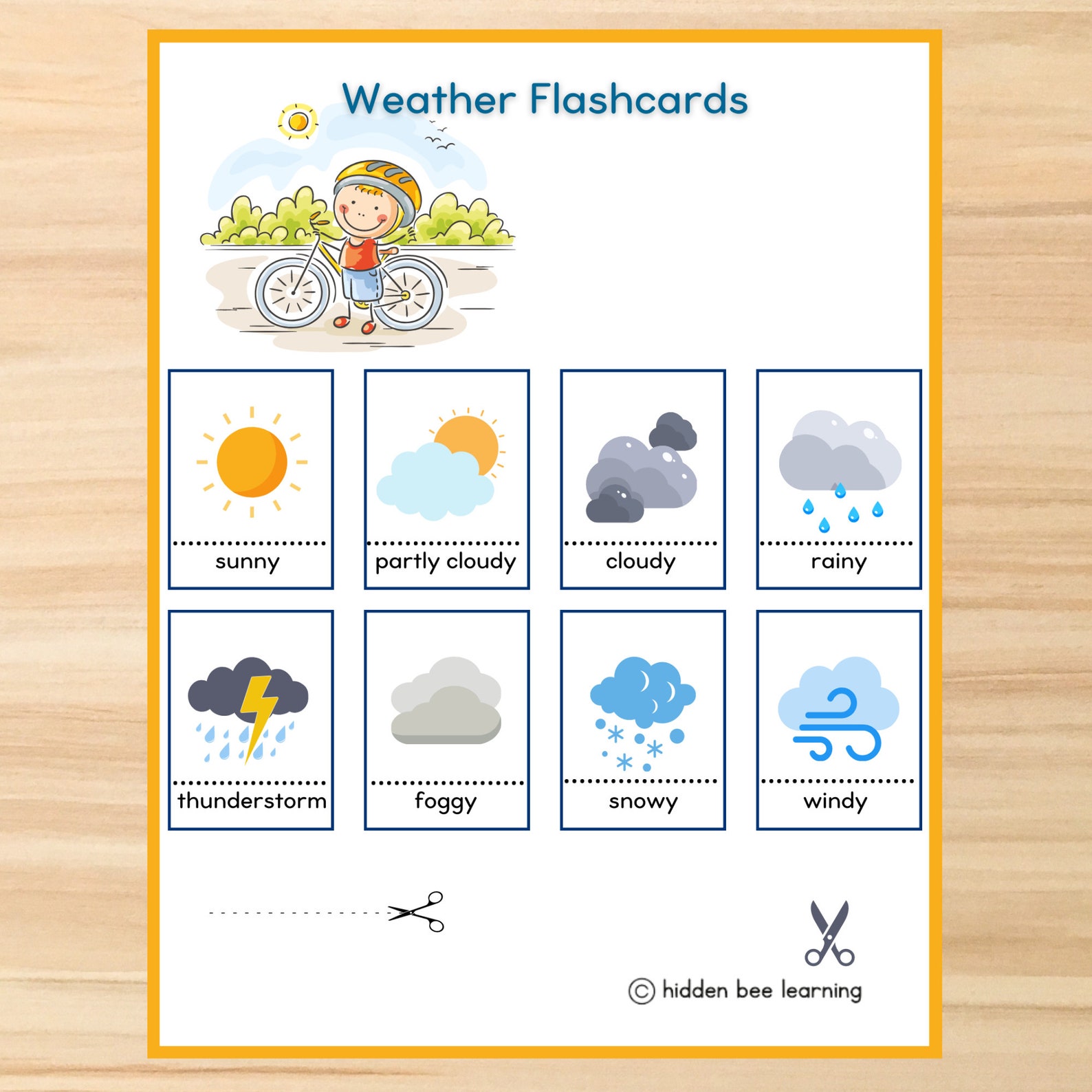 Weather Wheel Homeschool Learning Preschool Curriculum - Etsy