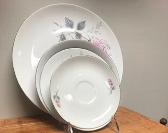 Silver Rose China | Etsy