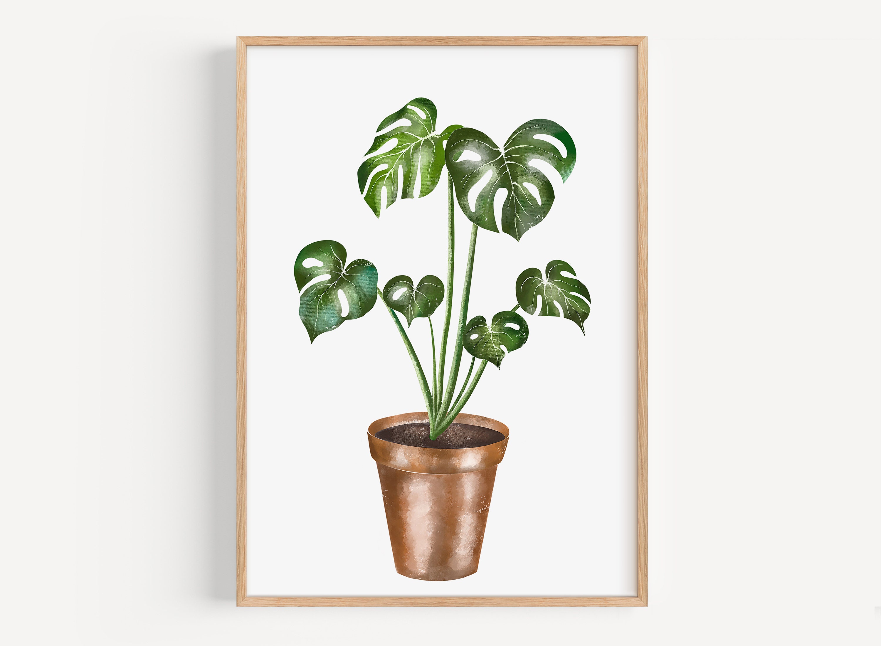 House Plant Print Botanical Print Set Plant Poster Plant Wall - Etsy