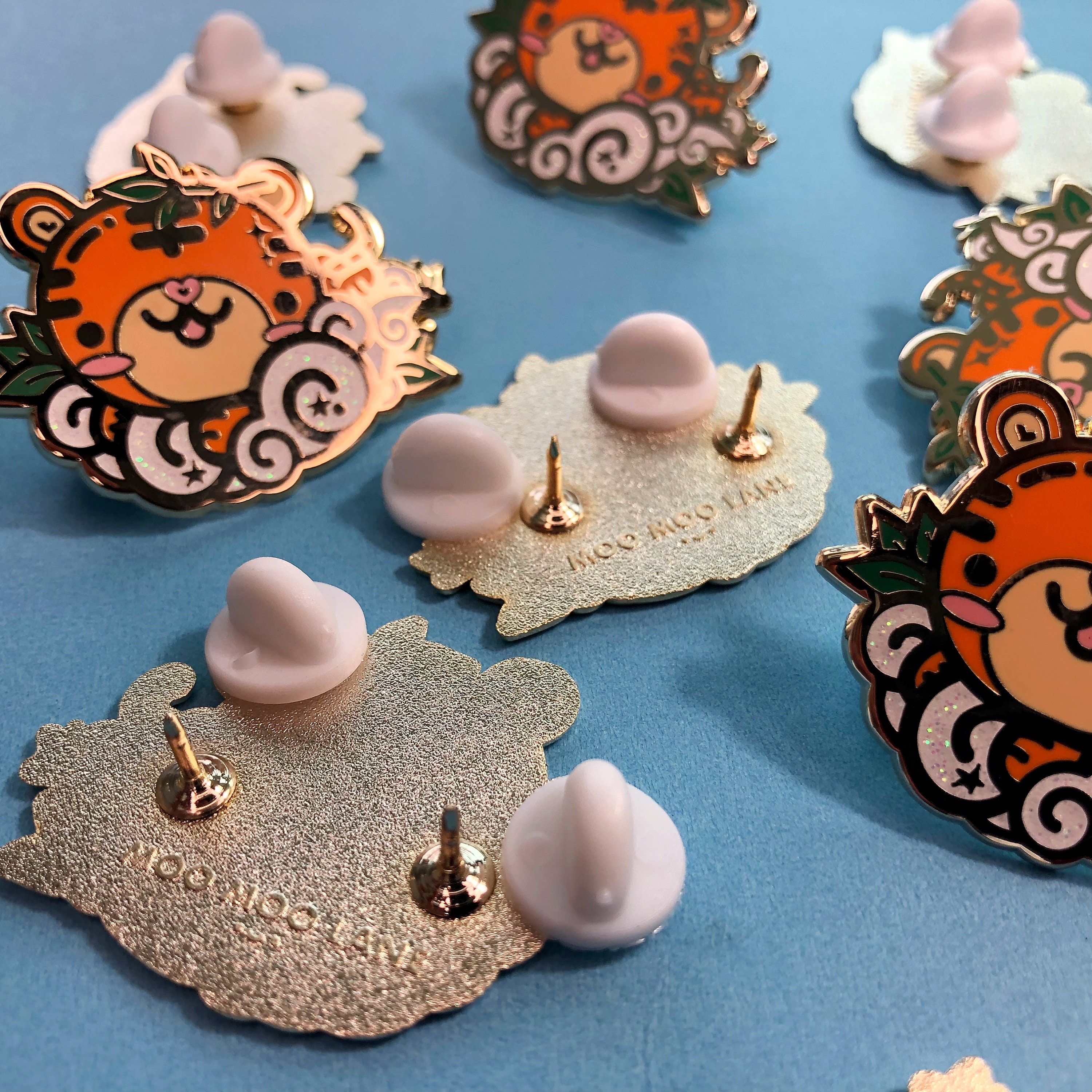Zodiac Tiger Glitter Hard Enamel Pin Cute Kawaii Gift - Etsy