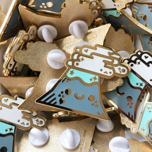 Mister Mountain- Mountain Hard Enamel Pin- Cute, Kawaii, Gift, Lapel ...