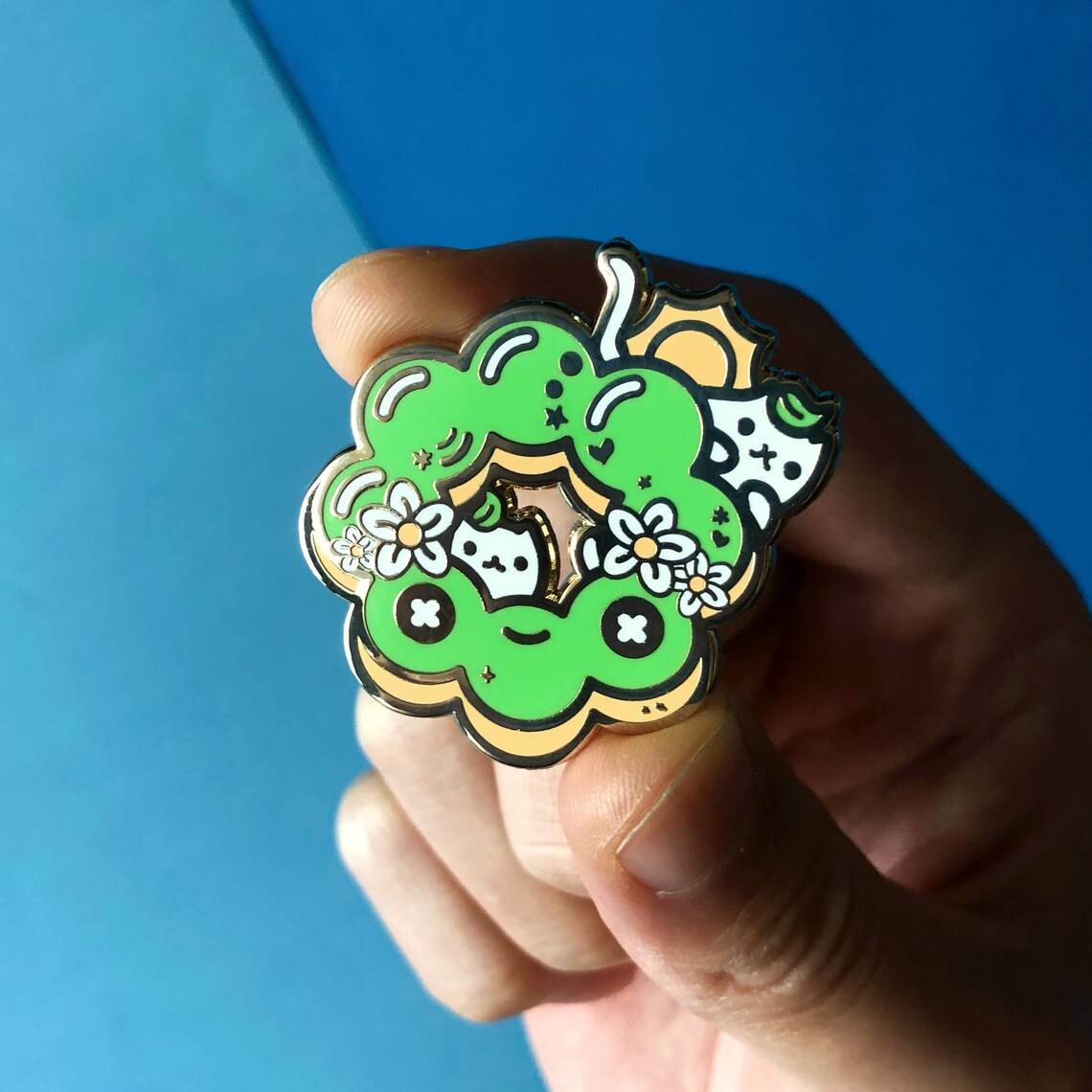 Jasmine Matcha Sunshine Mochi Doughnut Hard Enamel Pin Cute | Etsy