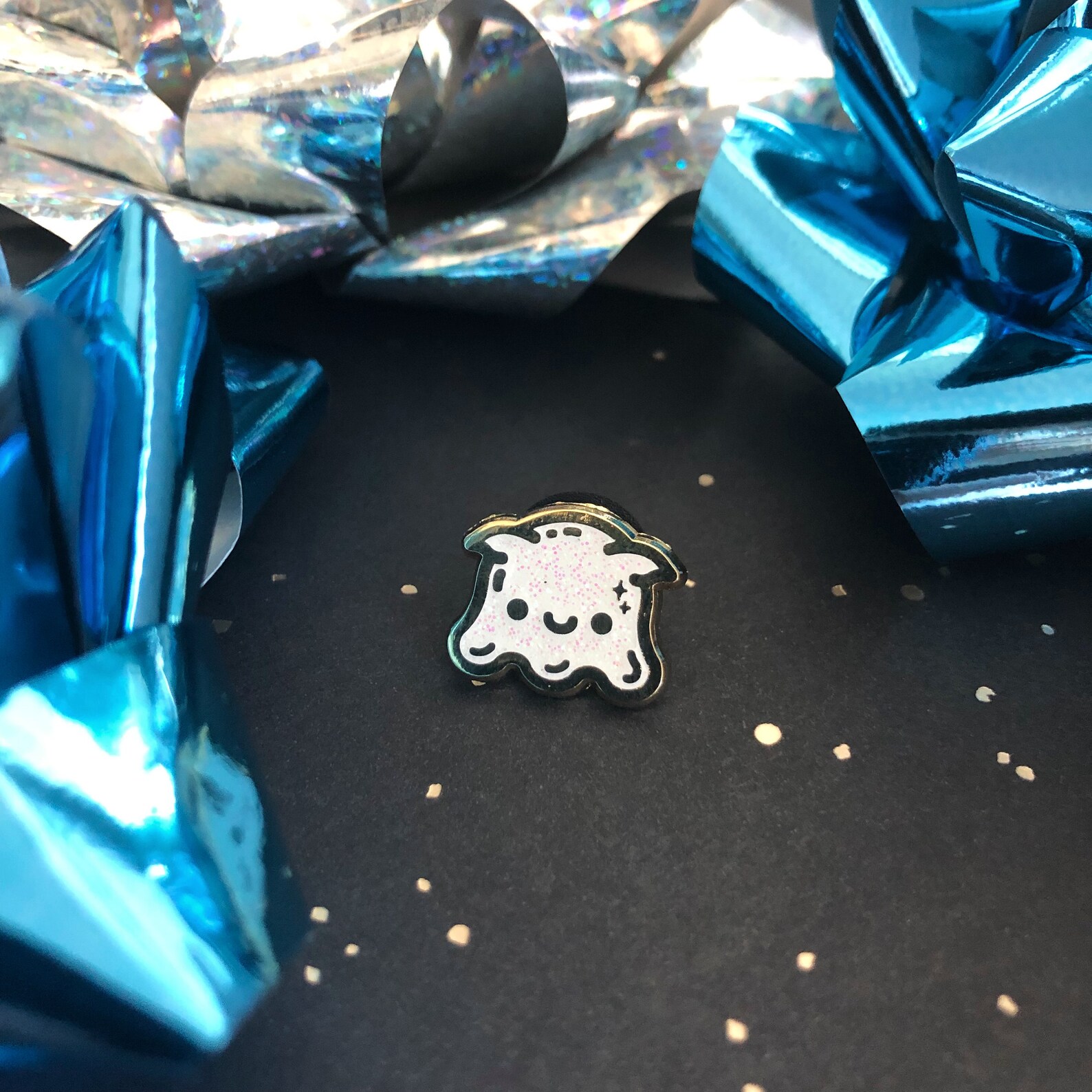 Jelly Aliens Mini Pins Glitter Galaxy Jelliens Hard Enamel - Etsy