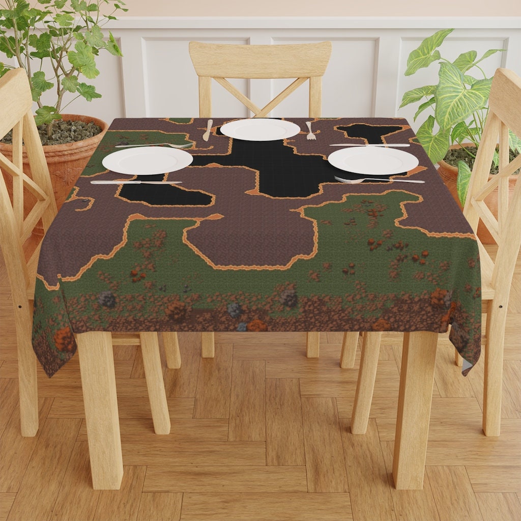 Dnd RPG Map Square Tablecloth - Etsy