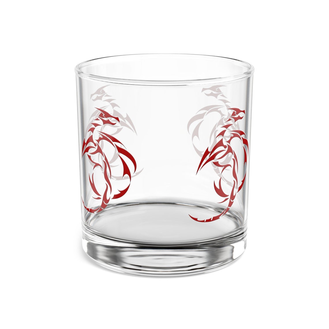 Red Dragon Bar Glass - Etsy