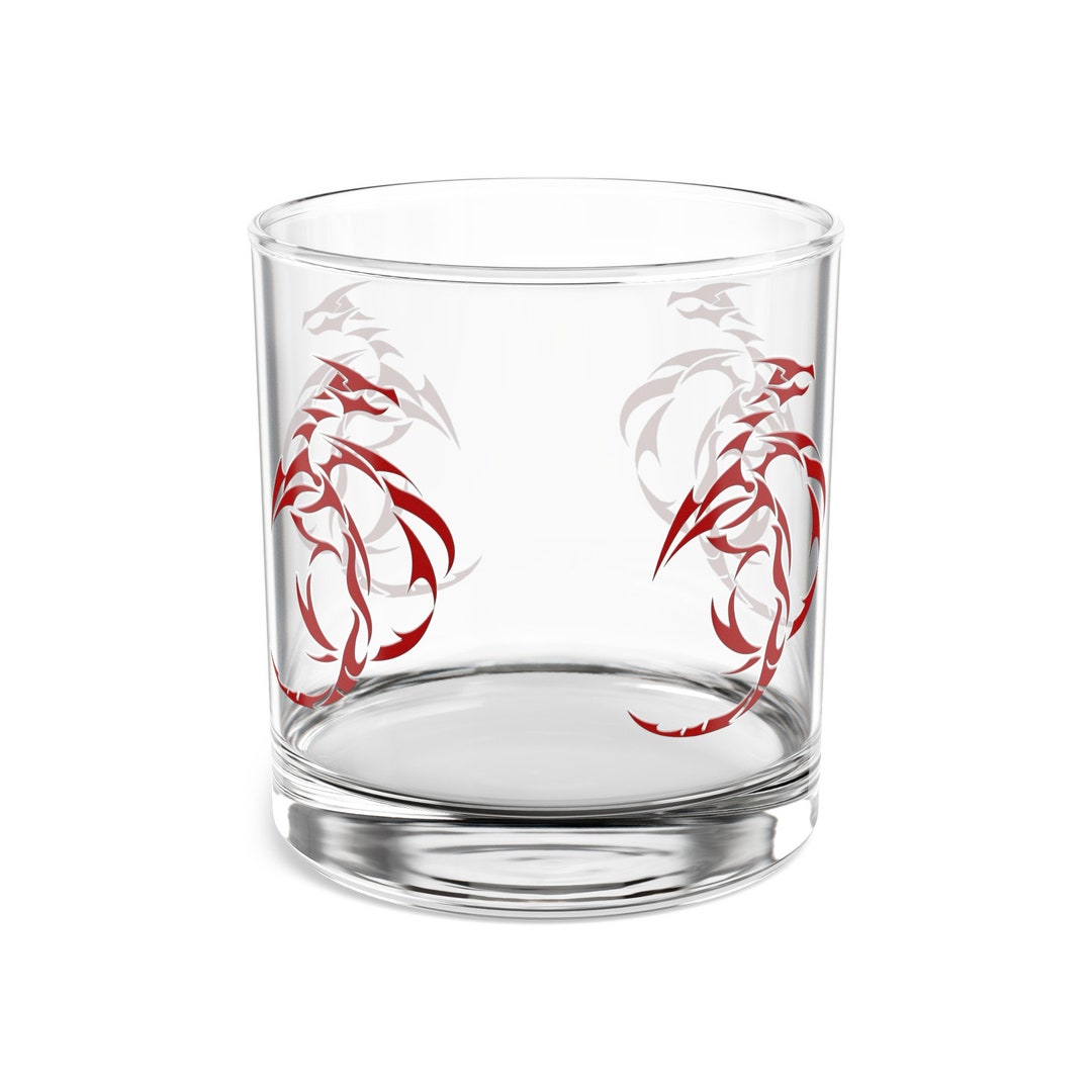 Red Dragon Bar Glass - Etsy