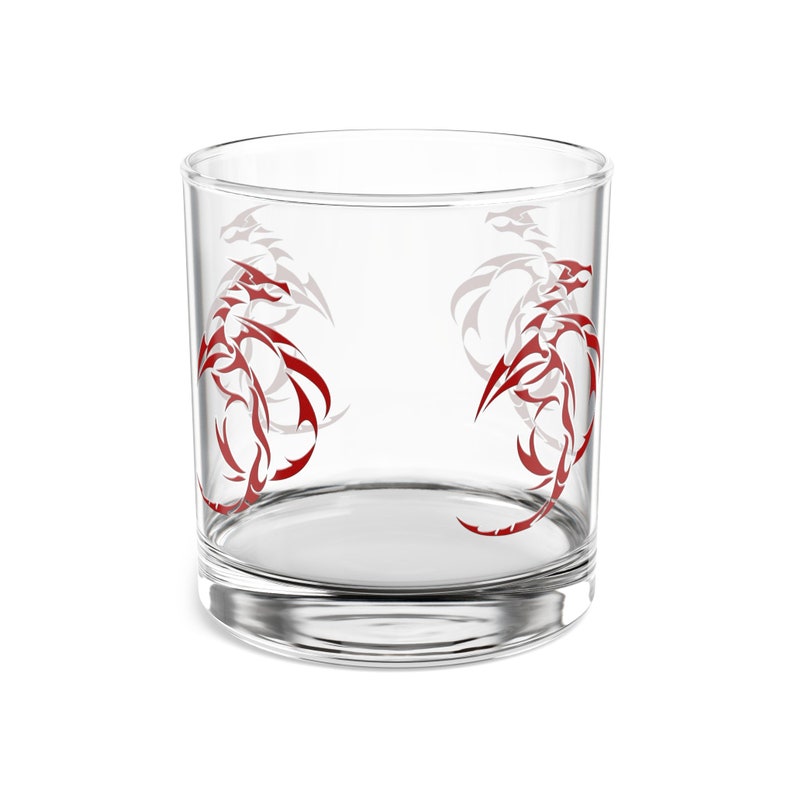 Red Dragon Bar Glass - Etsy