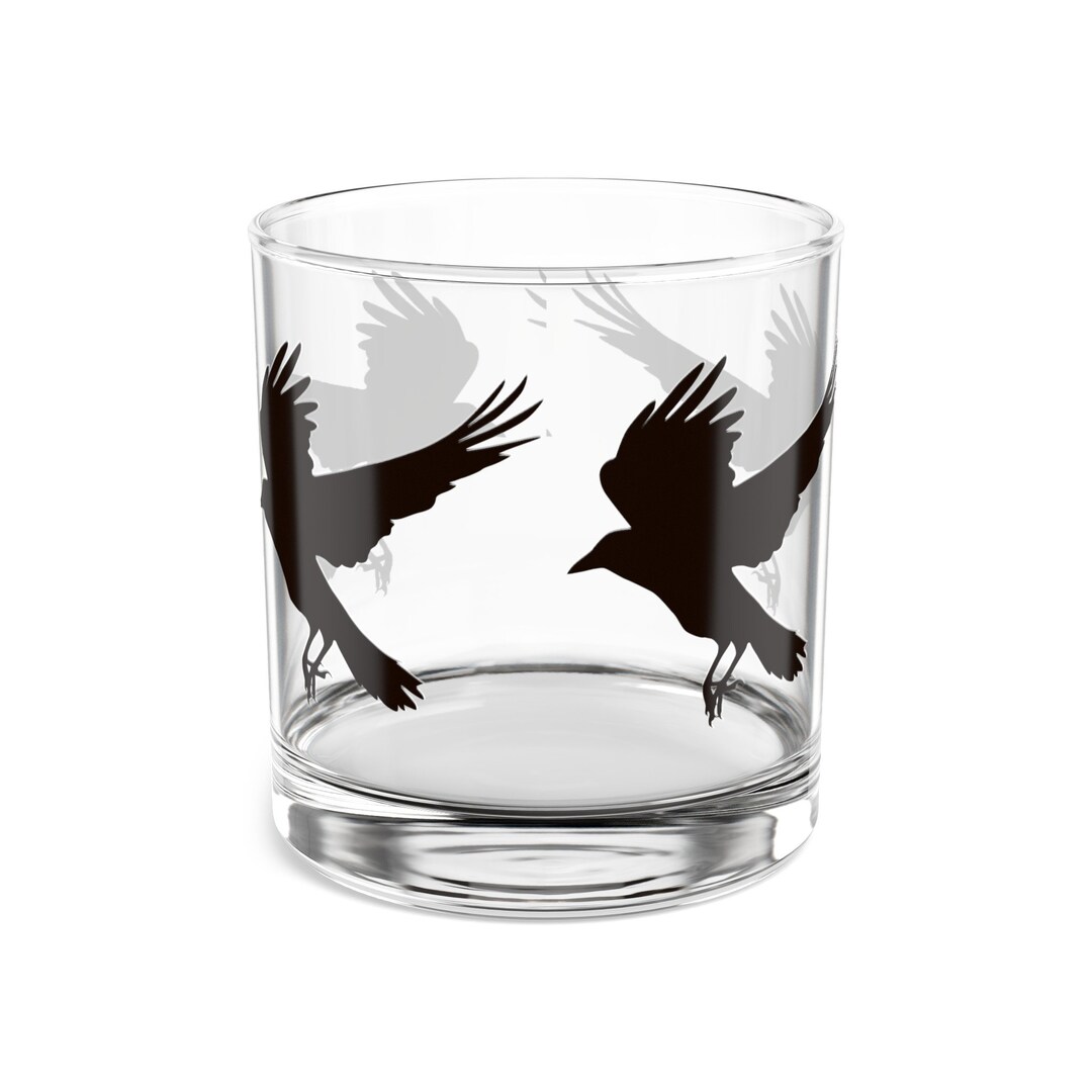 Flying Raven Bar Glass - Etsy