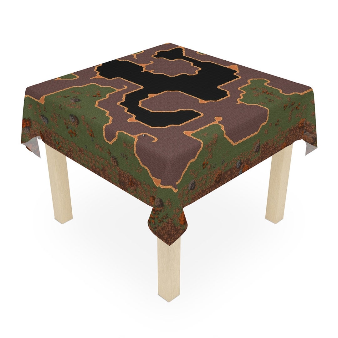 Dnd RPG Map Square Tablecloth - Etsy