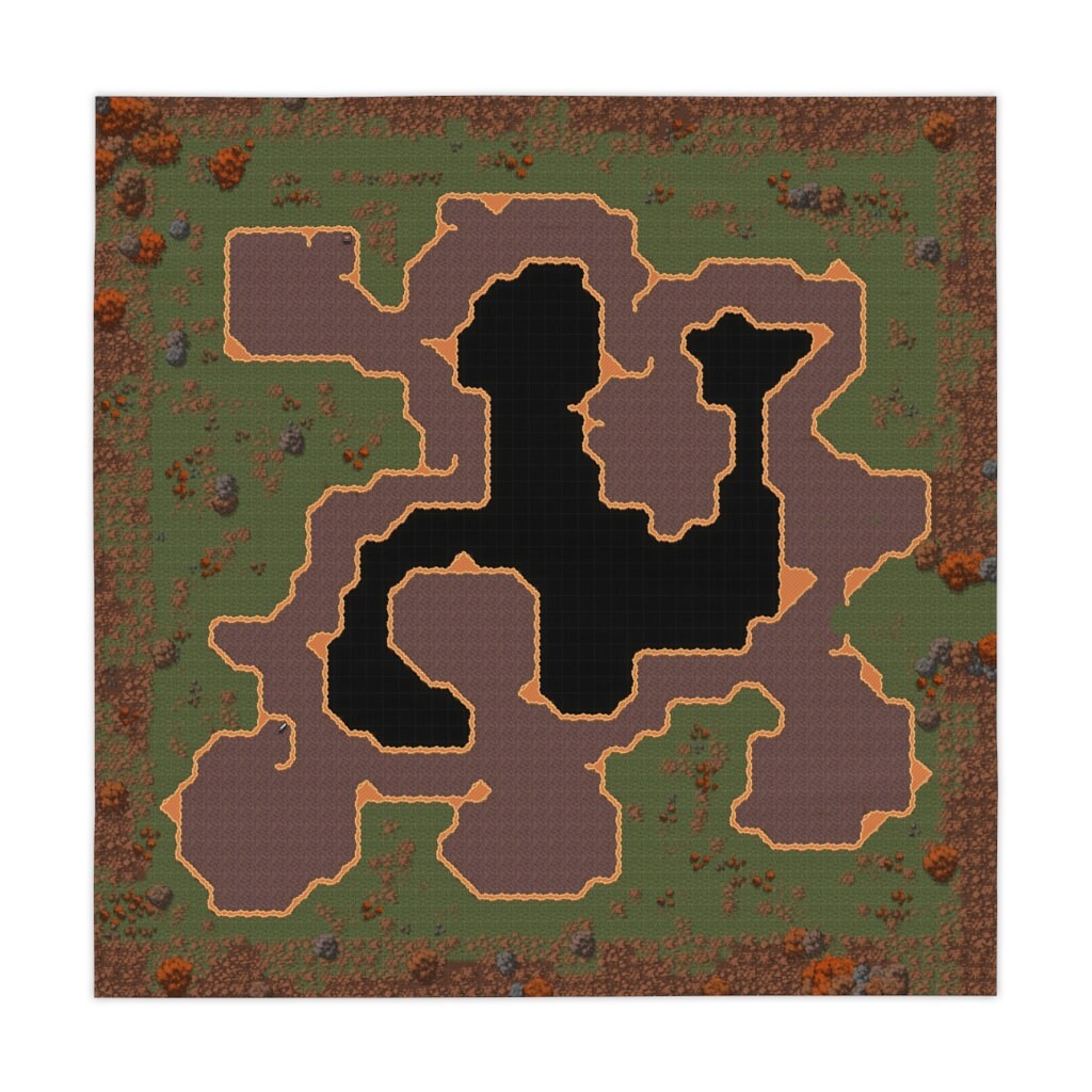 Dnd RPG Map Square Tablecloth - Etsy