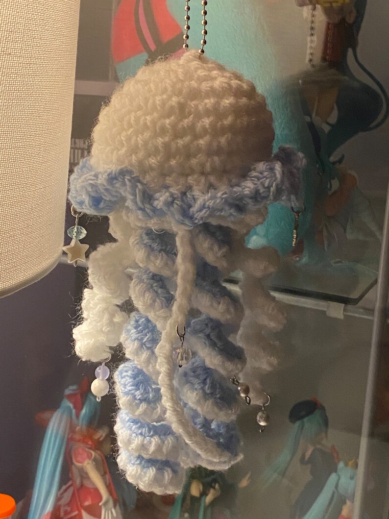 Jellyfish Keychain Crochet - Etsy
