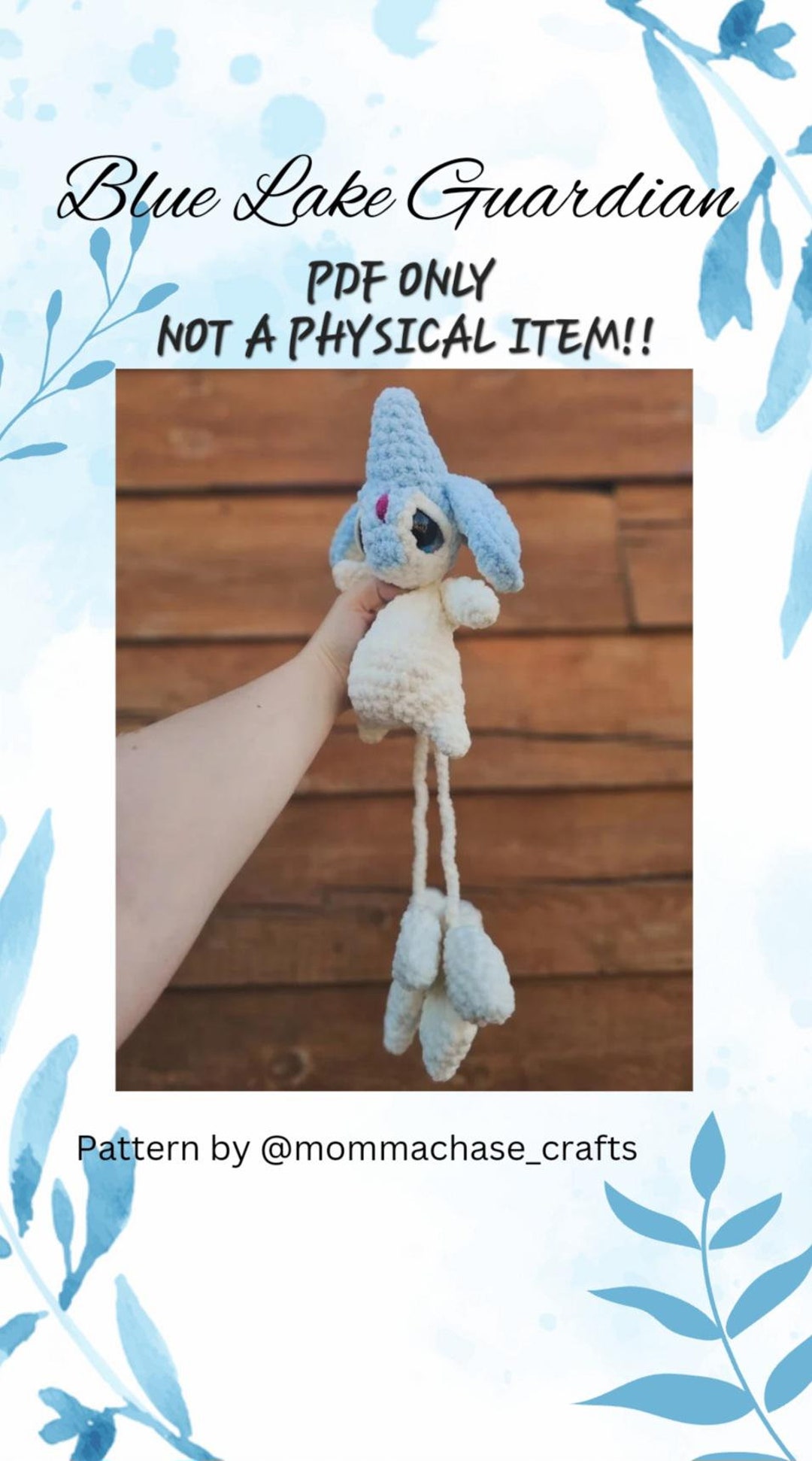 Blue Lake Guardian Pattern PDF ONLY - Etsy