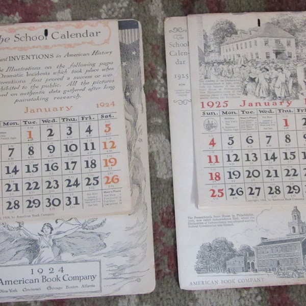 1920s Calendar - Etsy