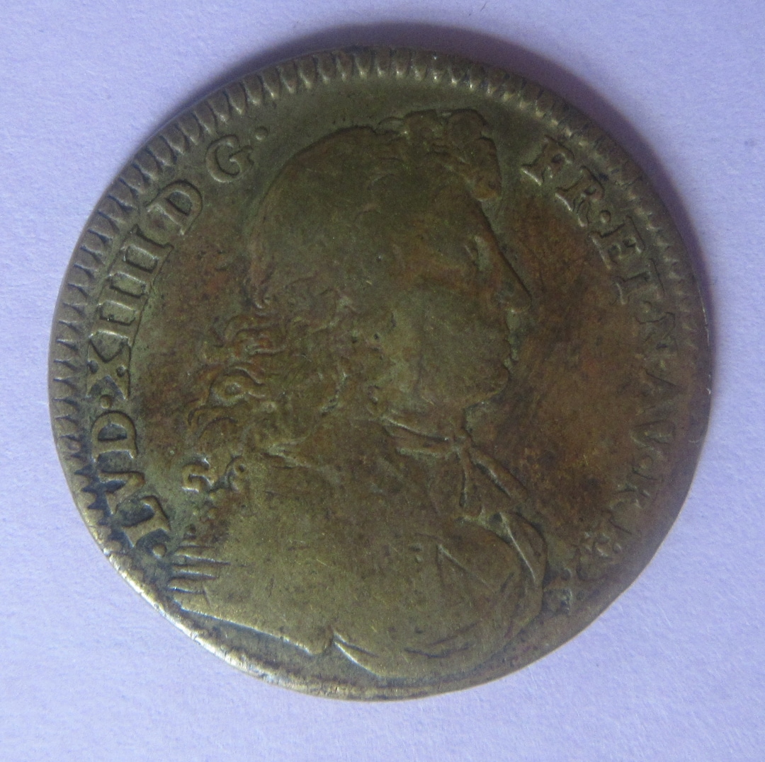 Antique French Louis XIV Coin/token, 1672 - Etsy