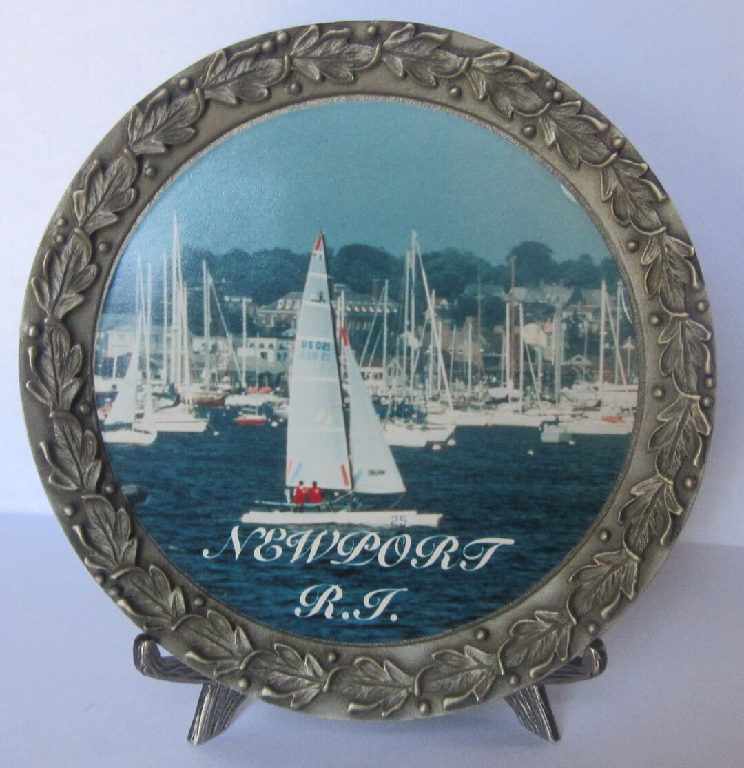 Small Decorative Newport Rhode Island Plate With Stand - Etsy