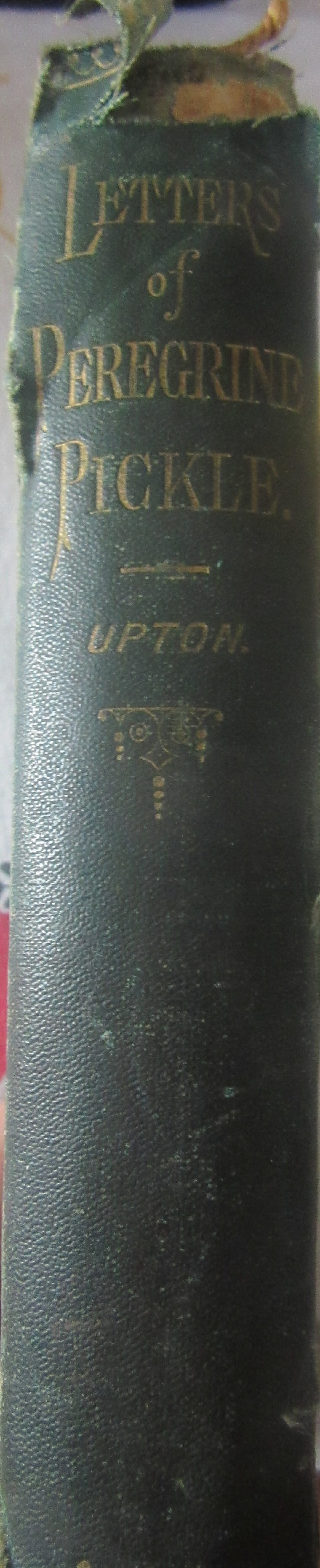 Antique Book, Letters of Peregrine Pickle by George P. Upton, 1896 - Etsy