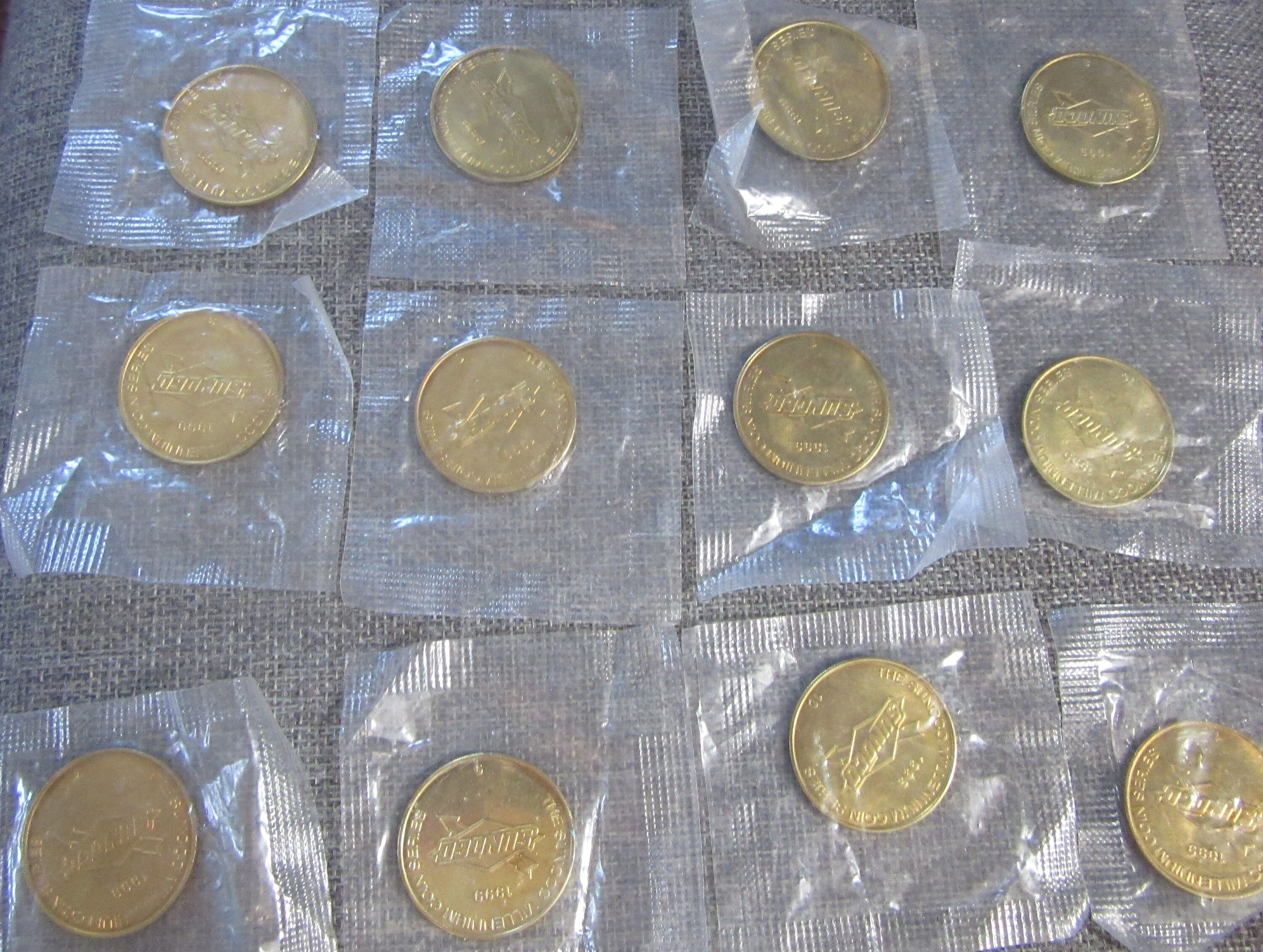 Set of Twelve 12 Sunoco Millennium Collectible Coins - Etsy