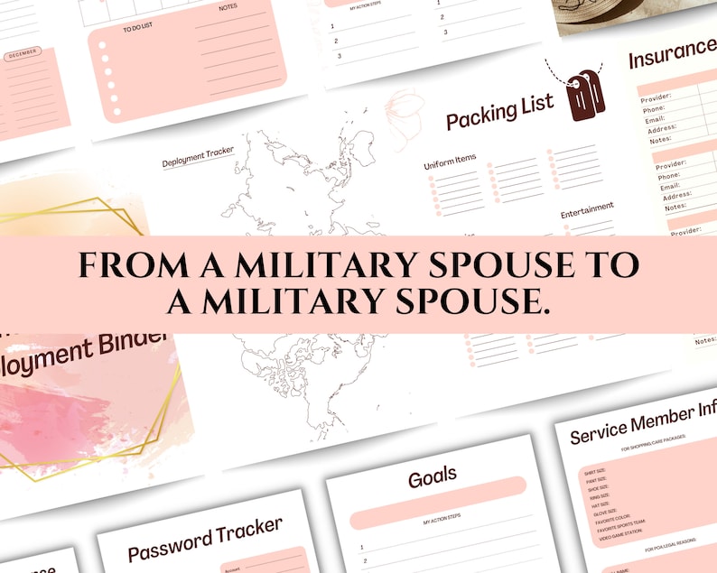 The Ultimate Deployment Binder, Military Binder, Military Family ...