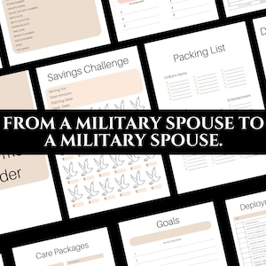 The Ultimate Modern Deployment Binder, Military Binder, Military Family ...