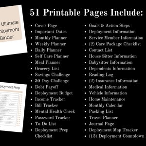 The Ultimate Modern Deployment Binder, Military Binder, Military Family ...