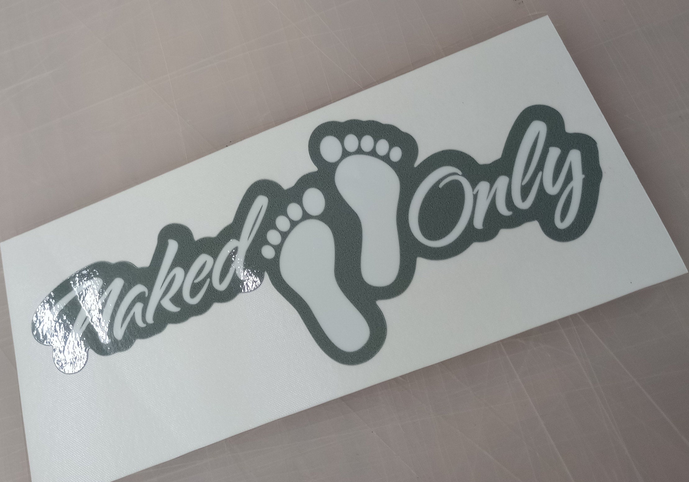 Naked Feet ONLY! Boat Decals / Sticker, No Shoes - Etsy
