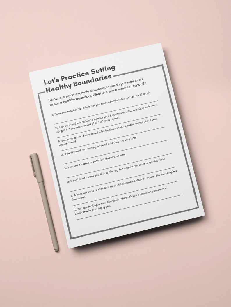 Boundaries Workbook for Therapists and Clients Setting Healthy ...