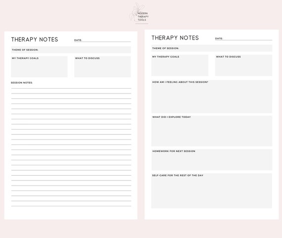 Psychotherapy Session Notes Template Psychotherapy Session Notes Template