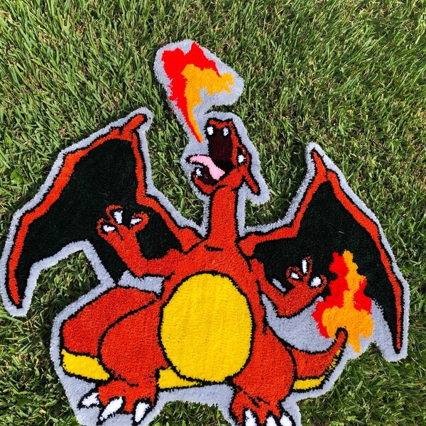Charizard Rug - Etsy