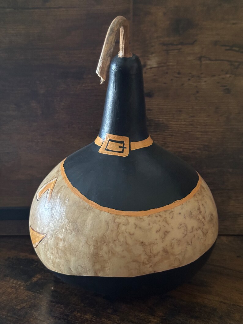 Halloween Gourd Ghost Decor Fall Decorations Upcycled One of a Kind ...