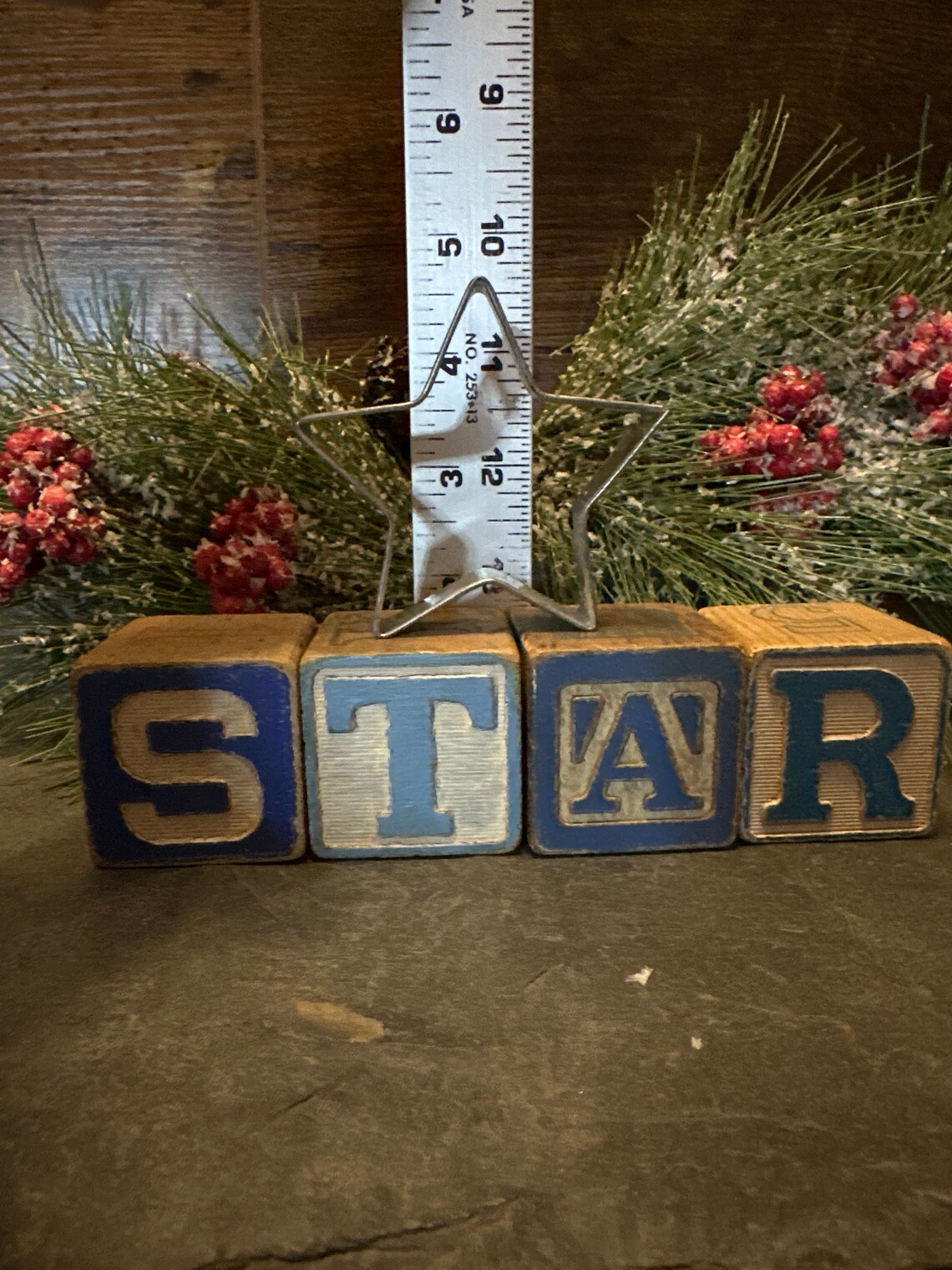 Christmas Star Vintage Blocks Children’s Blocks Vintage Cookie Cutter ...