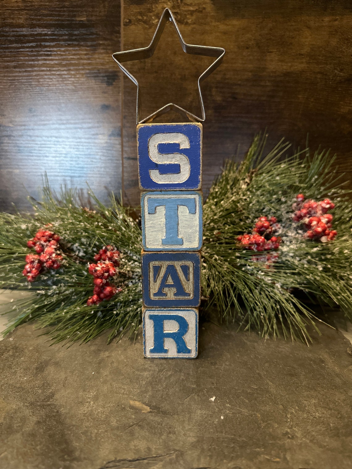 Christmas Star Vintage Blocks Children’s Blocks Vintage Cookie Cutter ...
