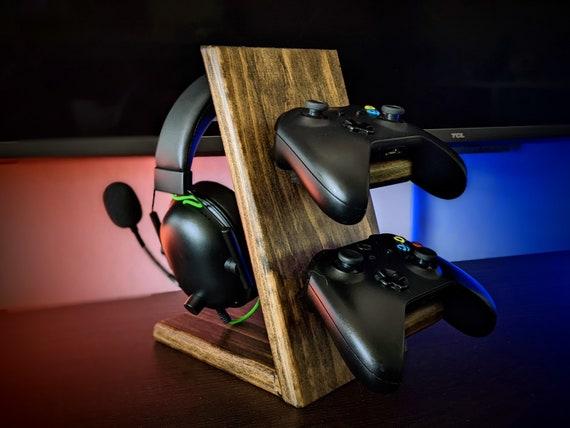 Wooden Controller Stand: Dark Walnut - Etsy