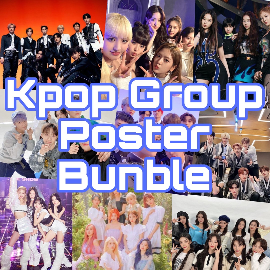 Kpop Group Poster Bundle - Etsy