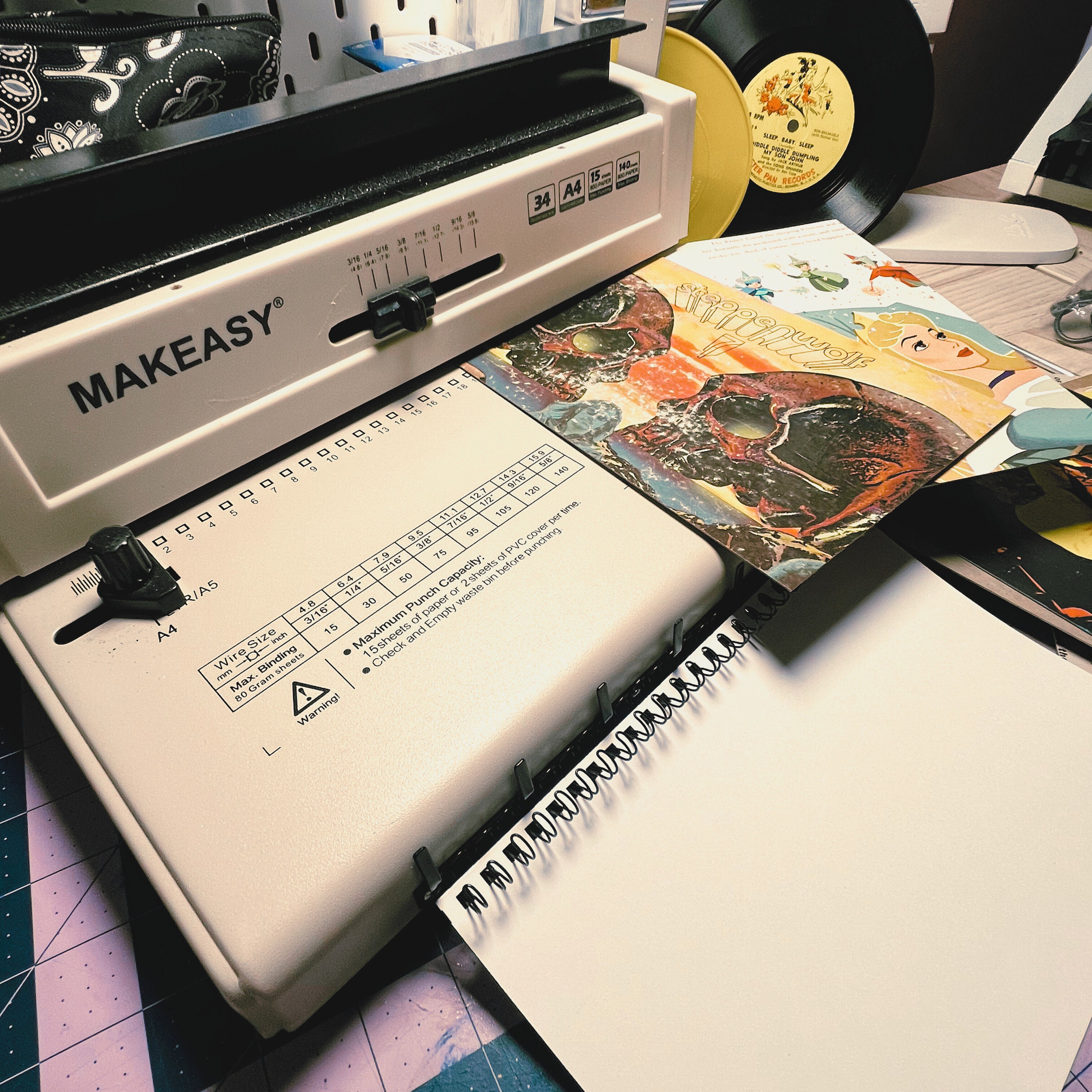 Peanuts Snoopy Charlie Brown Vinyl Record Sleeve Notebook, Gift for ...