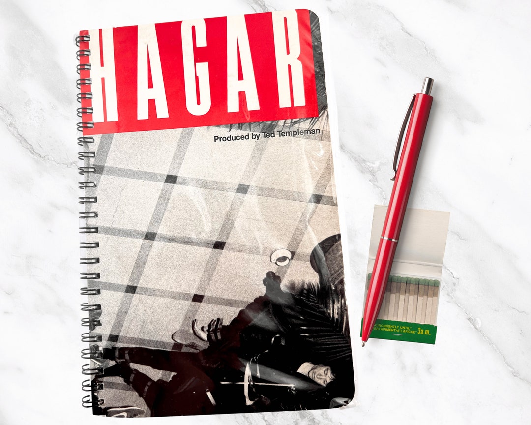 Sammy Hagar Van Halen 80s Rock Vintage Vinyl Record Sleeve Notebook ...