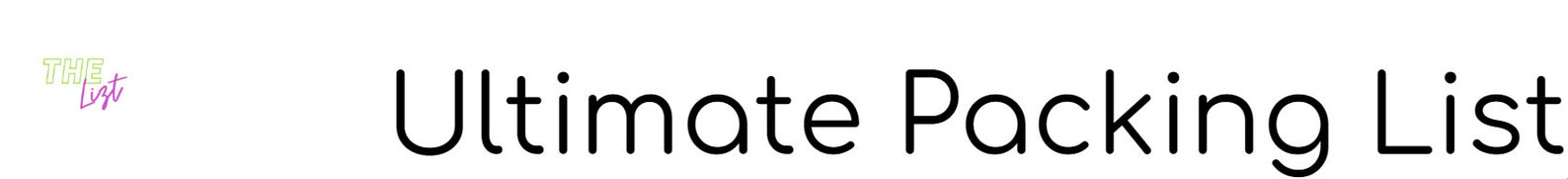 Ultimate Packing List Spreadsheet - Etsy UK