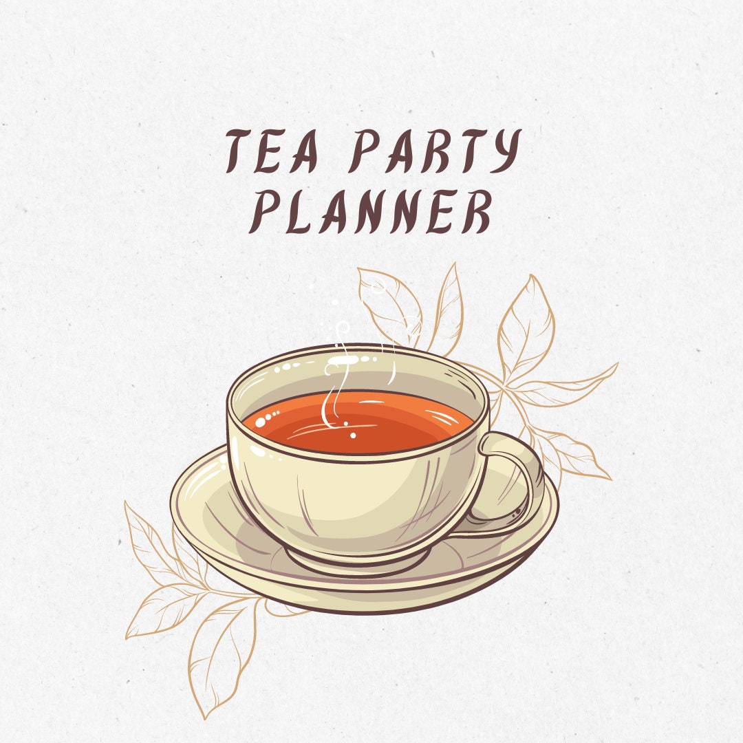Tea Party Planner - Etsy