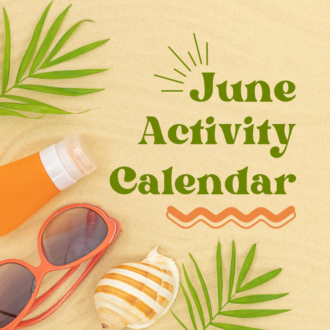 June Activity Calendar - Etsy