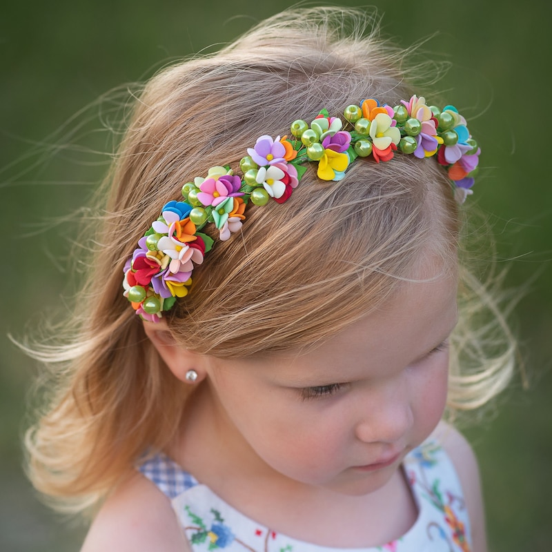 Flower Headband - Etsy
