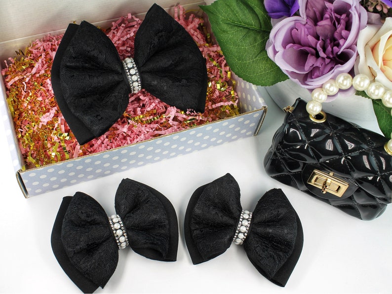 DOUBLE PUFF BOW Stand up Double Stacked Puff Hair Bows - Etsy