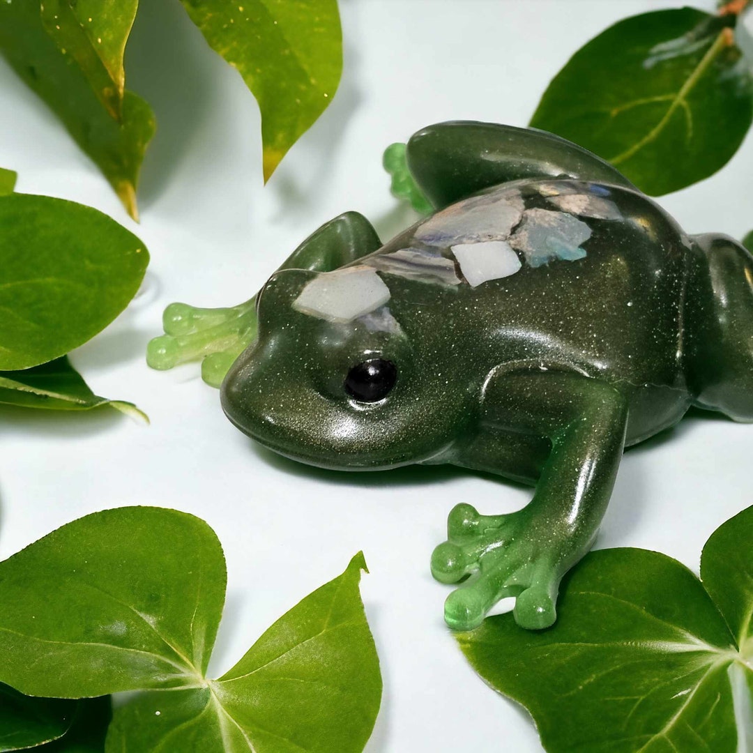 Australian Black Opal Resin Frog - Brilliant Australian Unique Gift - Etsy