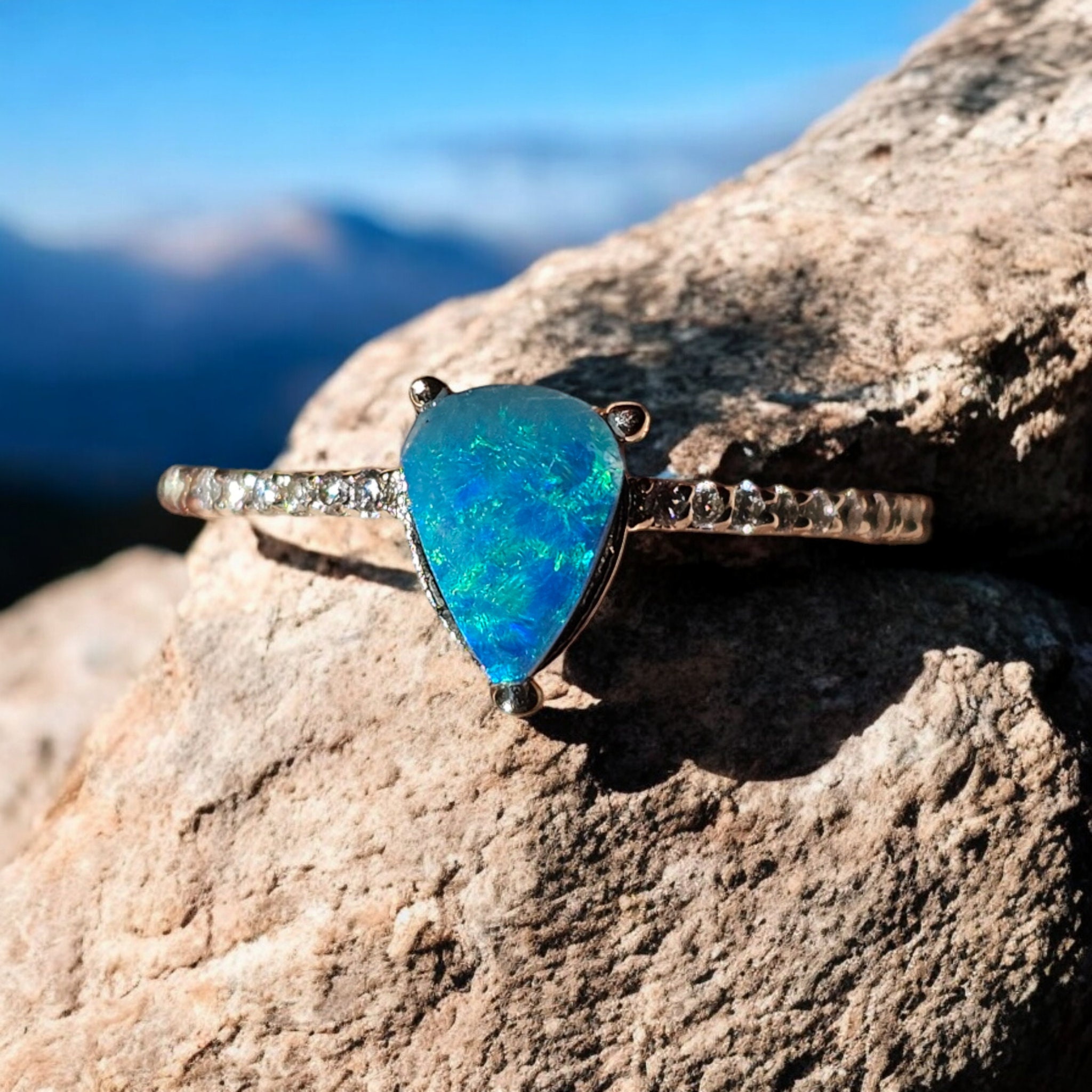 Australian Opal Ring - Etsy