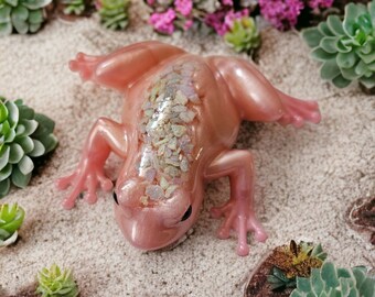Australian Black Opal Resin Frog - Etsy