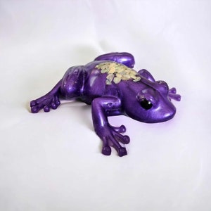 Australian Black Opal Resin Frog - Blue - Etsy