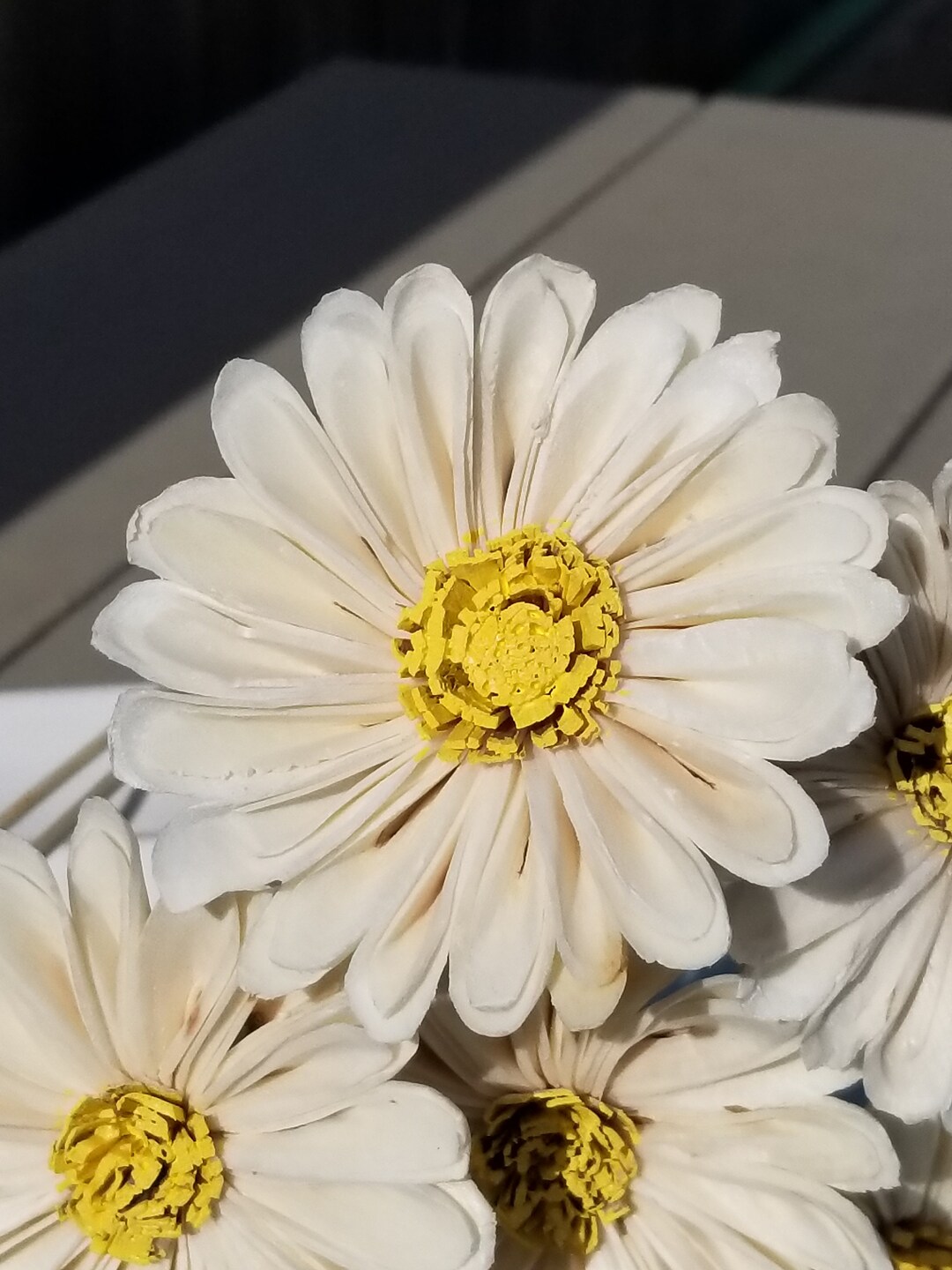 Wood Daisies ~ DIY Stemmed Flowers ~ Ecofriendly Flowers ~ Natural Wood ...