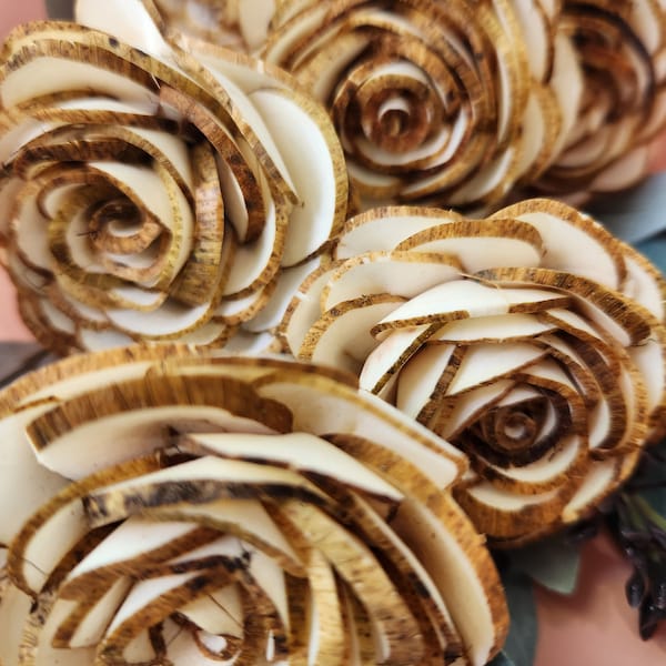 Wooden Roses - Etsy