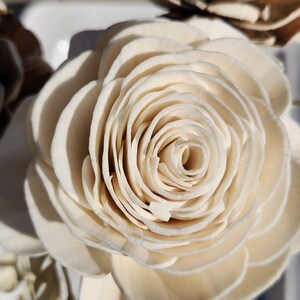 Wood Roses / Wooden Roses / Ecofriendly Flowers / 5th Anniversary Gift ...