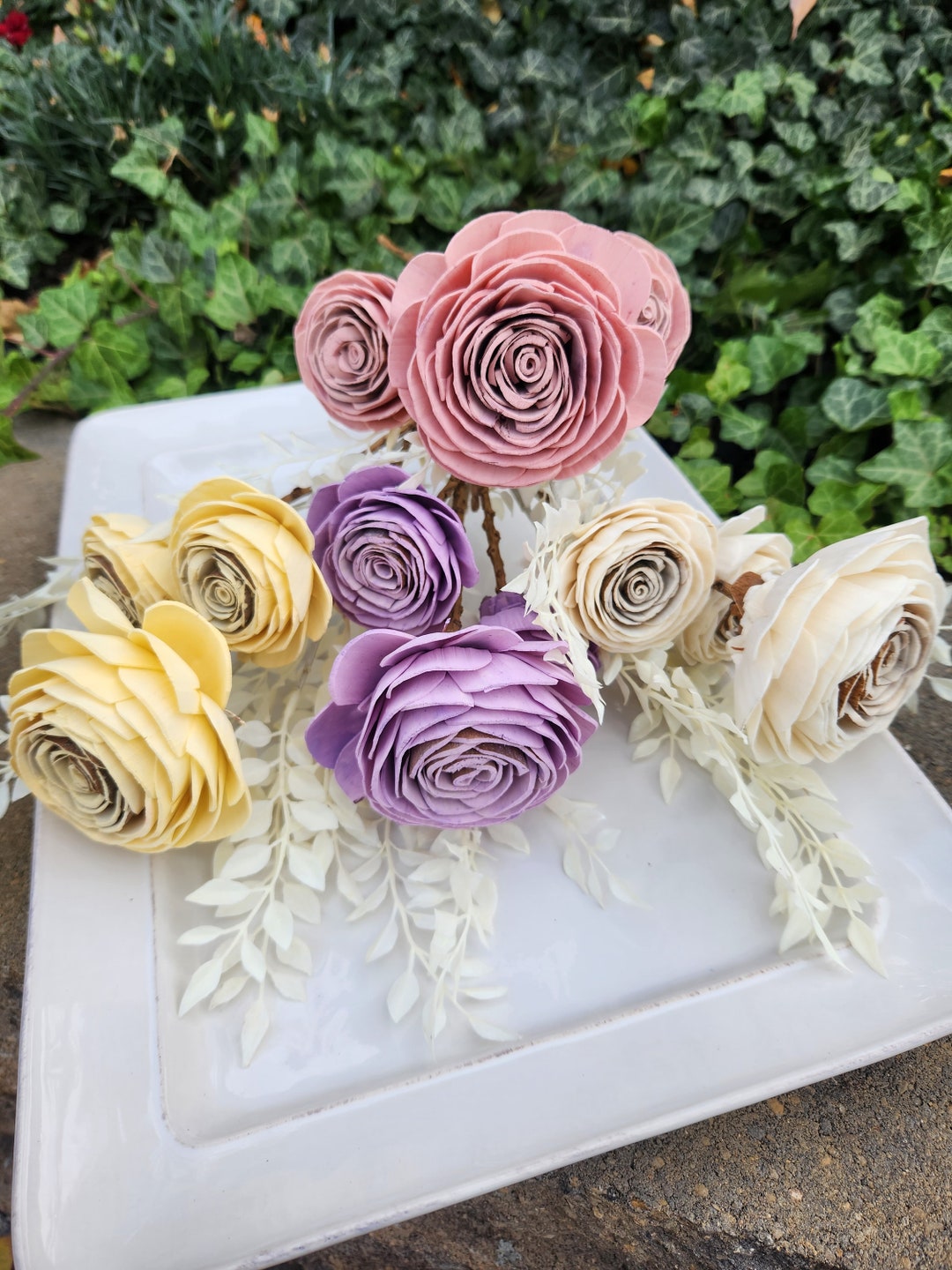 Wood Roses / Valentines Roses / Dozen Roses / Anniversary Flowers ...