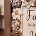 Family Home Sign / Wood Flower Board /family Makes This House a Home ...